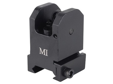 Midwest Industries Fixed Rear Sight AR-15 Flat-Top Aluminum Flat Dark