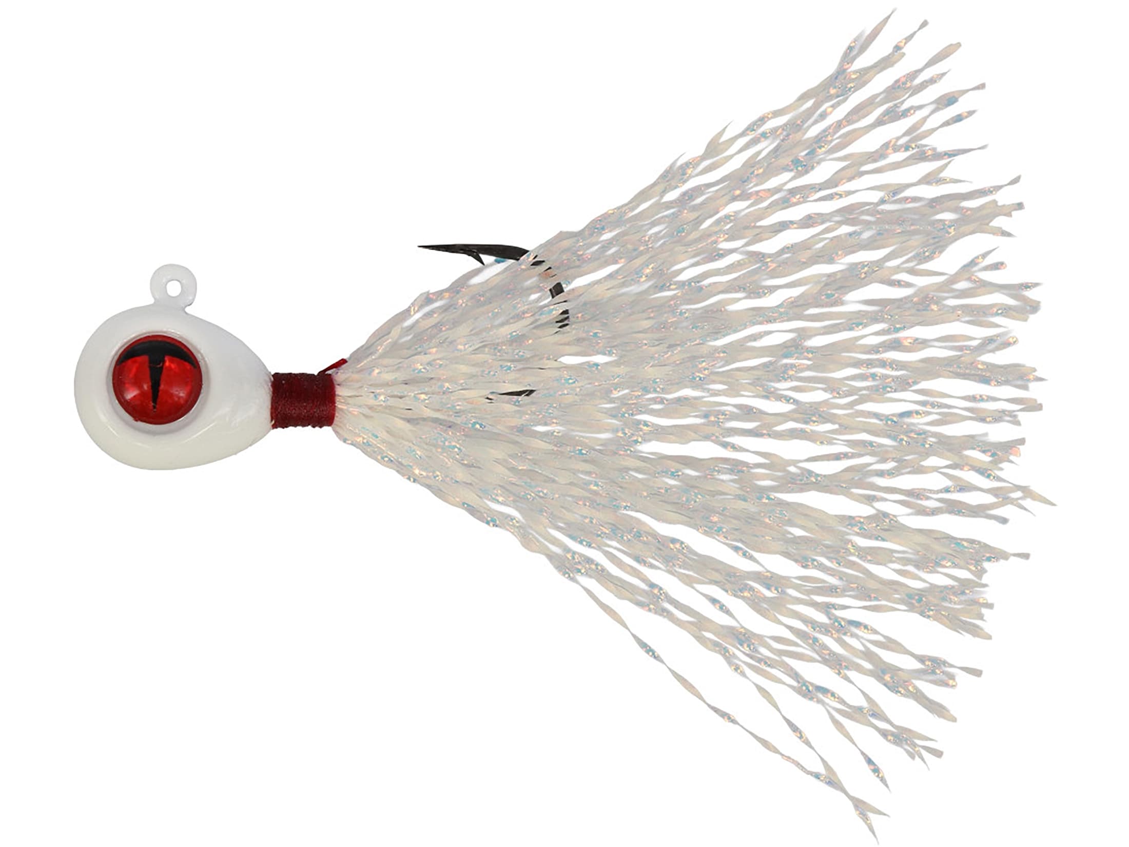Northland Tungsten Crappie Queen Jig Super-Glo White 1/8oz