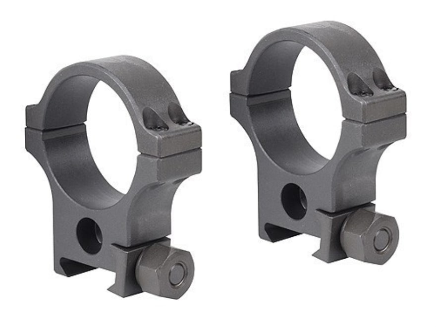 PRI Picatinny 34mm Rings Matte Medium-High Steel Matte