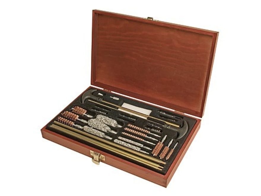 Outers 32-Piece Universal Cleaning Kit Wooden Box