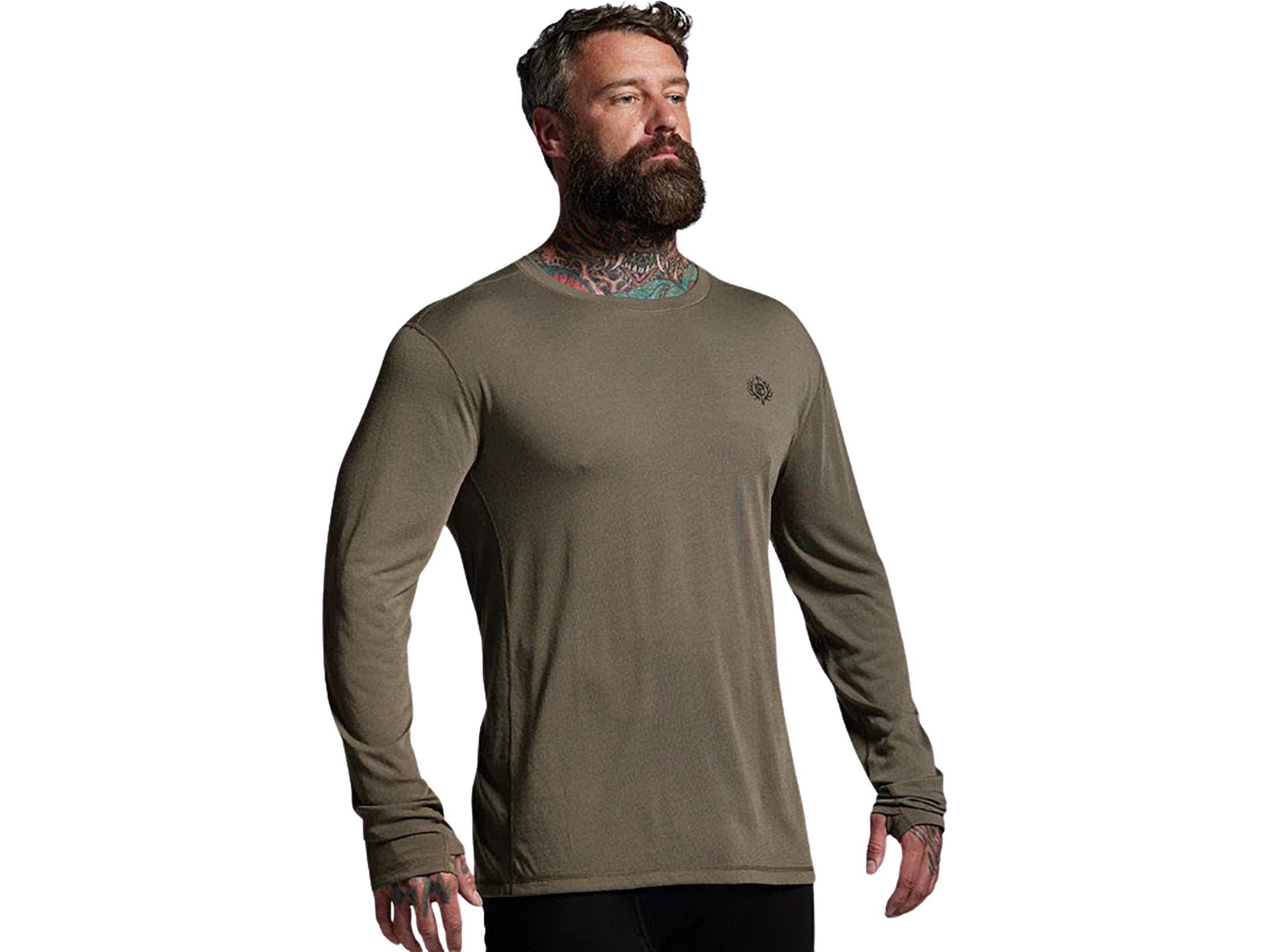 Born Primitive Men's Ridgeline 240 Long Sleeve Base Layer Shirt Coyote