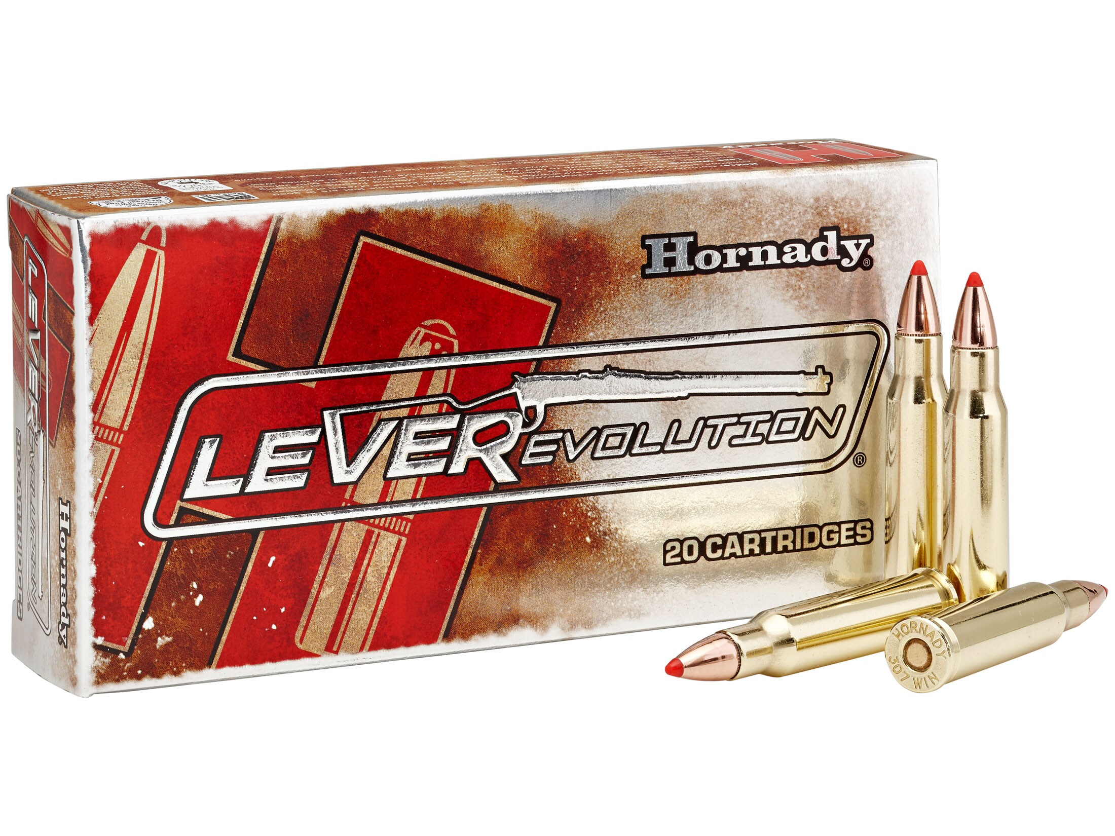 Hornady LEVERevolution 307 Winchester Ammo 160 Grain Hornady FTX Hornady LEVERevolution 307 Winchester Ammo 160 Grain Hornady FTX