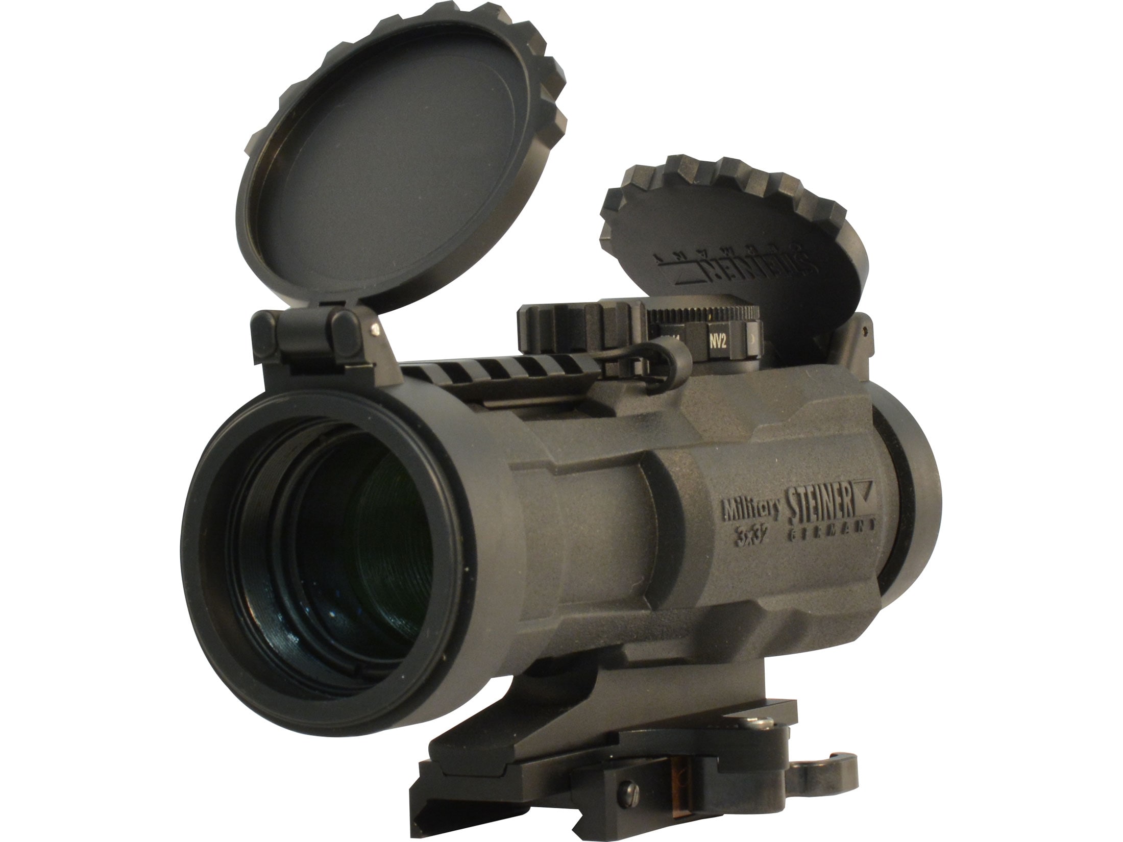Steiner M-332 Battle Prism Scope 3x 32mm 7.62 Reticle Quick Detach