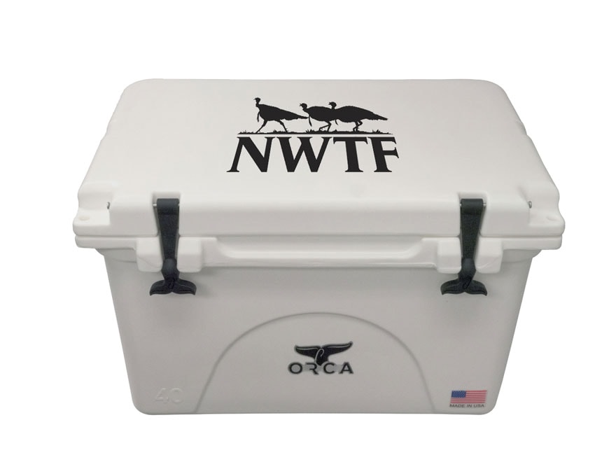 Orca 40 Qt NWTF Cooler Polyethylene White