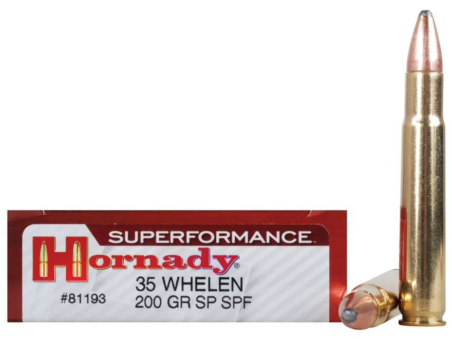 Hornady Superformance Ammo 35 Whelen 200 Grain Soft Point Box of 20