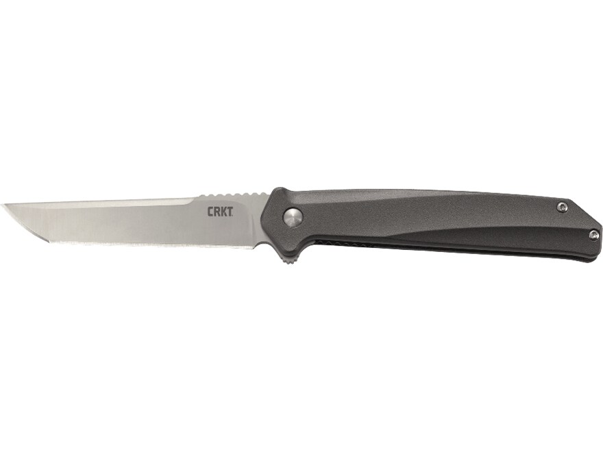 CRKT Helical Folding Knife 3.52 Tanto Point 8Cr13MoV Stainless Satin