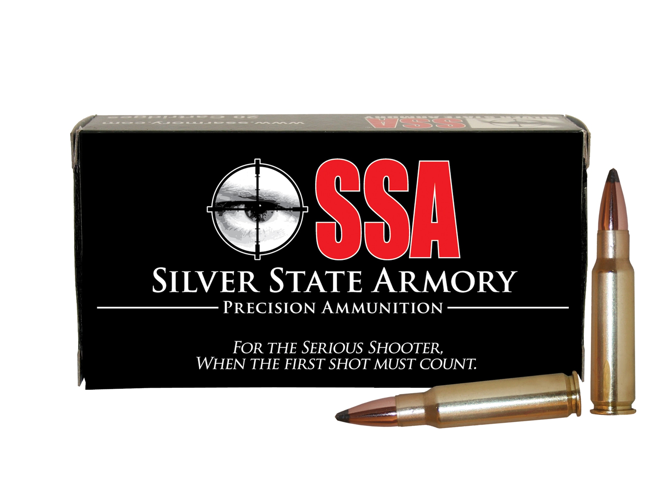 Silver State Armory Ammo 6.8mm Remington SPC 110 Grain Sierra