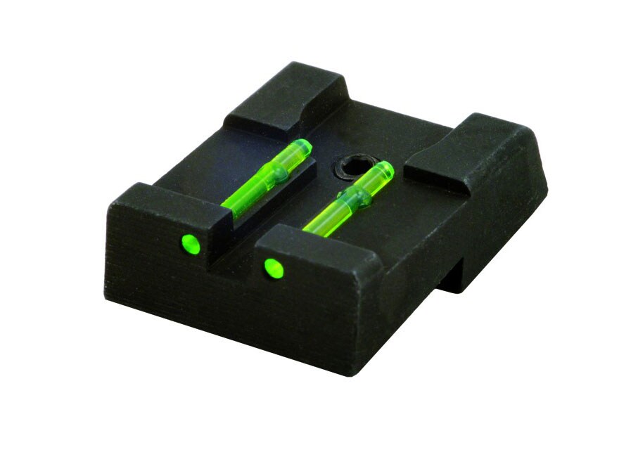 HIVIZ Rear Sight Taurus PT 1911 Steel Fiber Optic Green