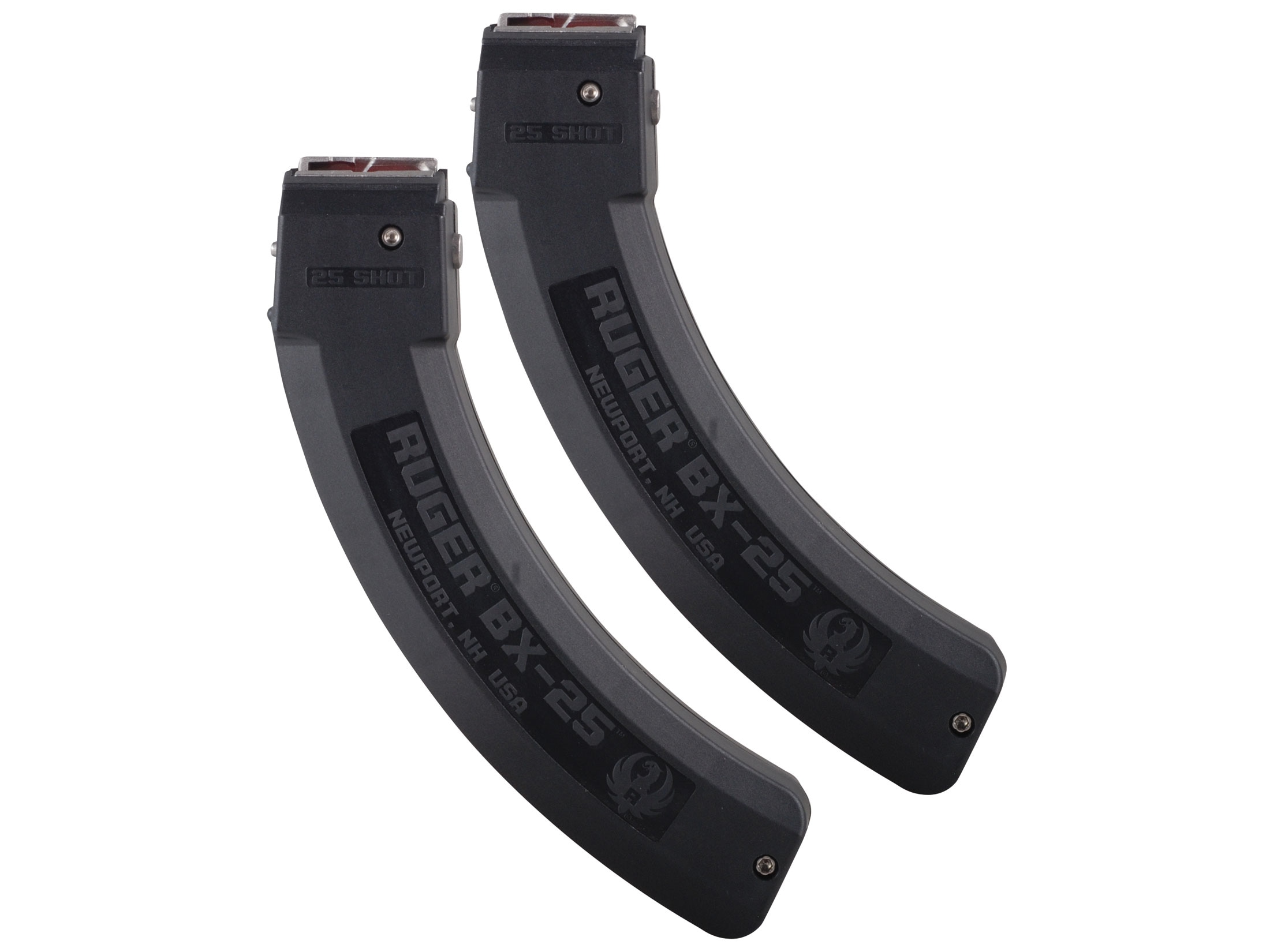 Ruger BX-25 Mag Ruger 10/22 22 Long Rifle 25-Round Polymer Black 2PK