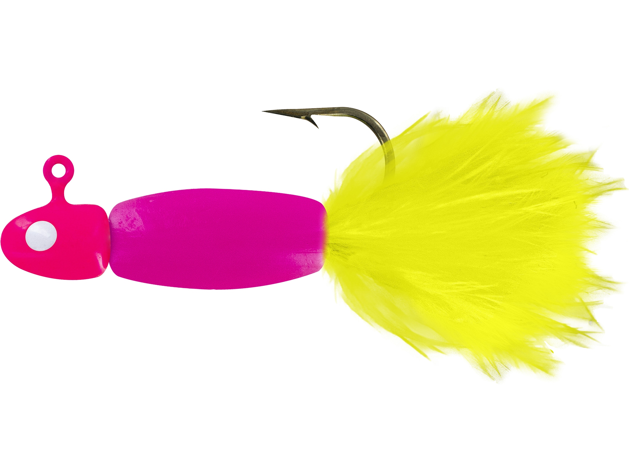 Big Bite Baits Lindner Panfish Special Grub Pink/Chart Tail