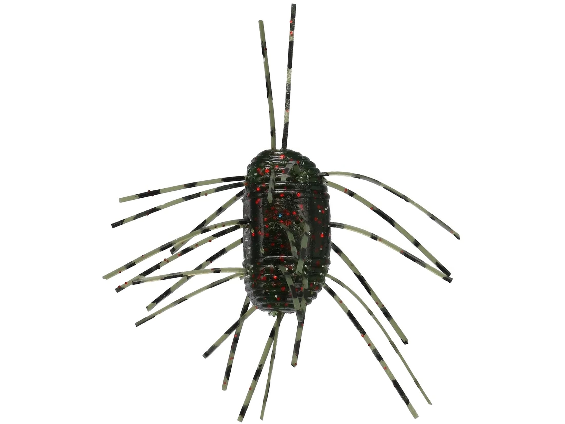 Yamamoto Fuzzy Nut 1.5 Creature Watermelon Black Red Flake