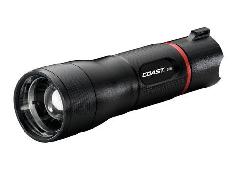 Coast G50 Flashlight White LED 3 AAA Batteries Aluminum Black