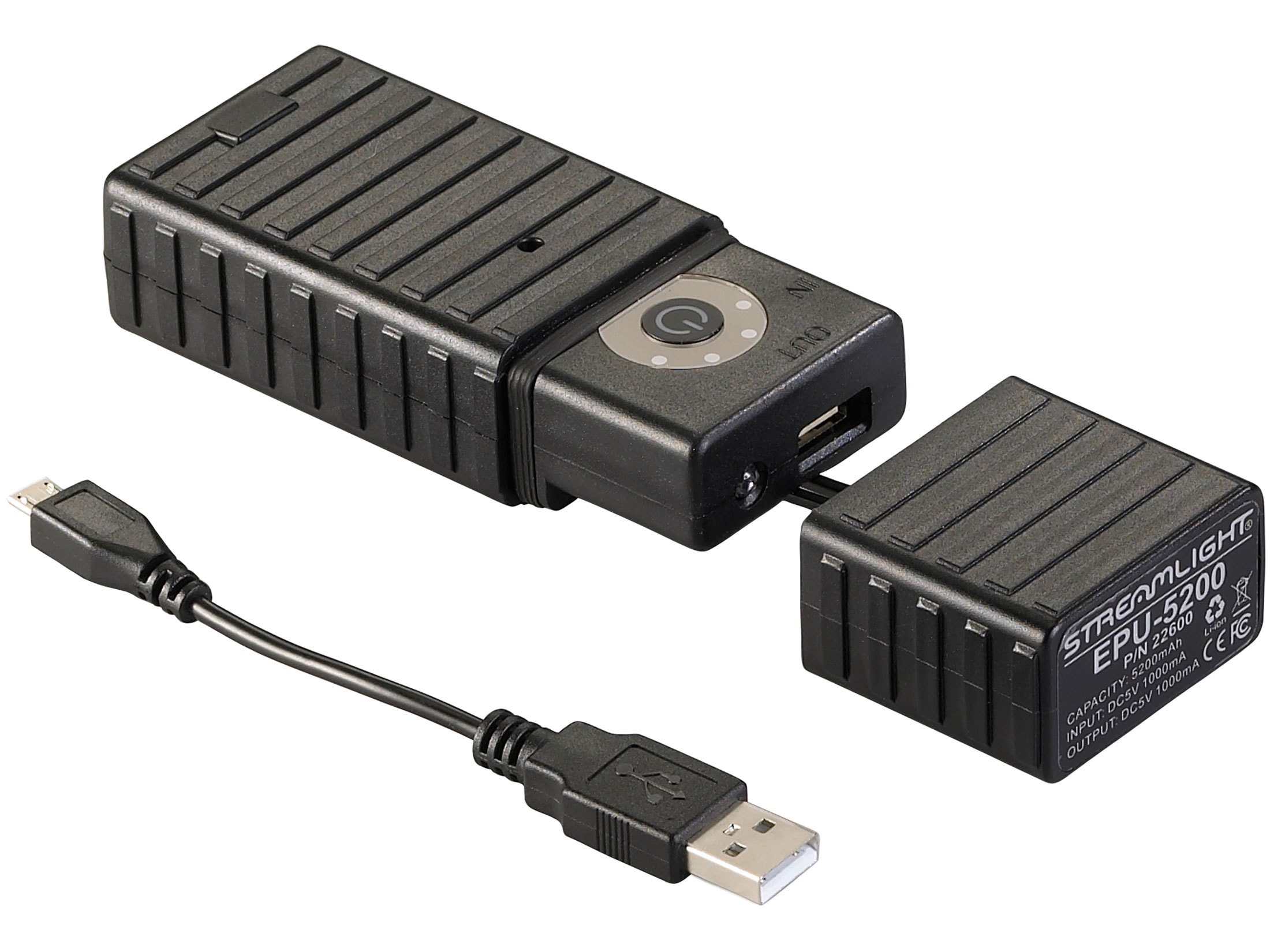 Streamlight Rechargeable USB Power Unit EPU-5200 Lithium 5 Volt 5200