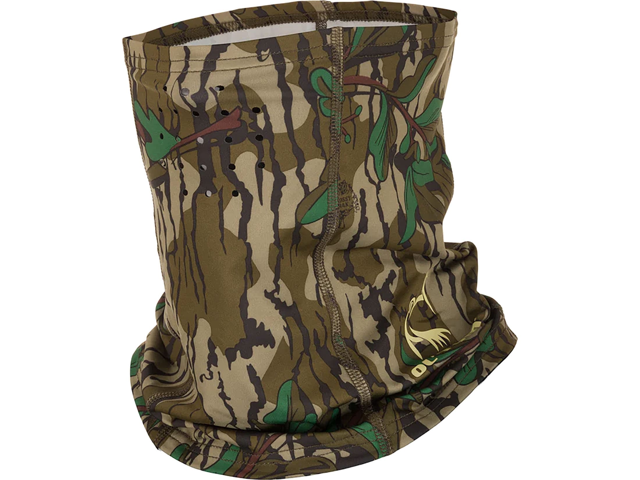 Ol' Tom Men's Perfomance Stretch Face Mask Mossy Oak Greenleaf One