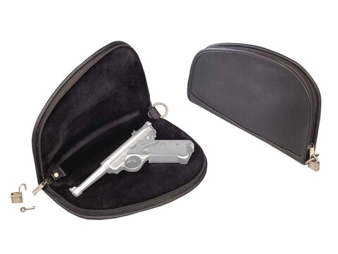 Gun Tote'N Mamas Pistol Case 9 Brown