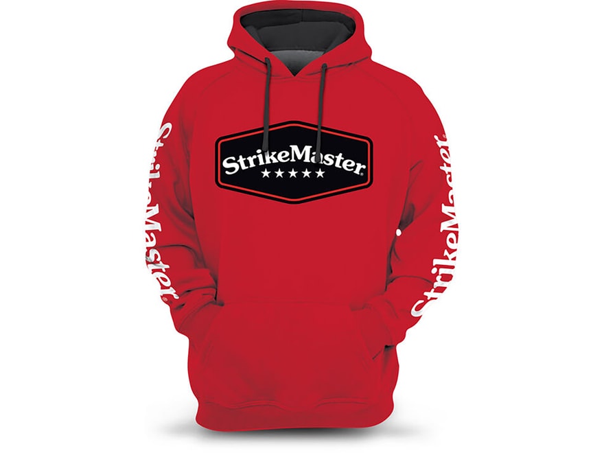 StrikeMaster Men's Logo Hoodie Red 2XL