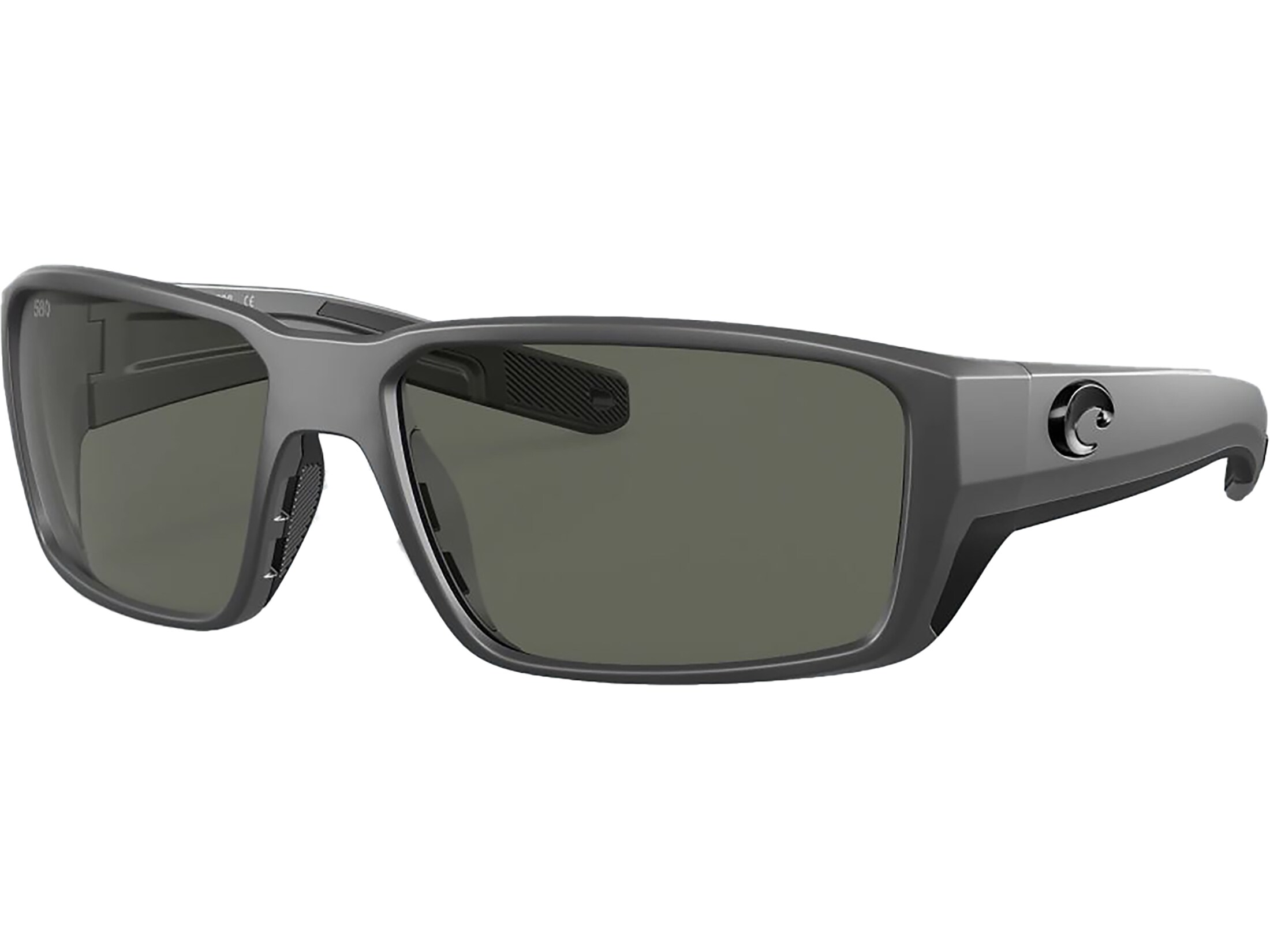 Costa Del Mar Men's Fantail Pro Polarized Sunglasses Matte Gray Frame