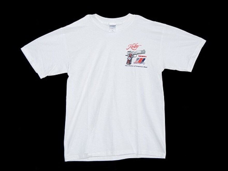 Kimber USA Shooting Team T-Shirt Short Sleeve Cotton White Large (44)