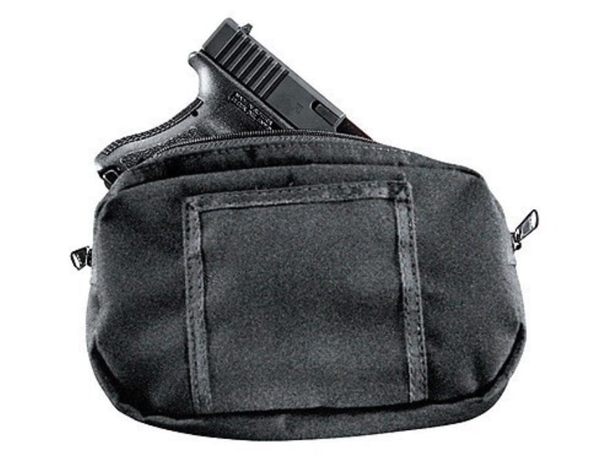 GunMate Gun Pouch Holster Ambidextrous Small, Medium Pistol Nylon