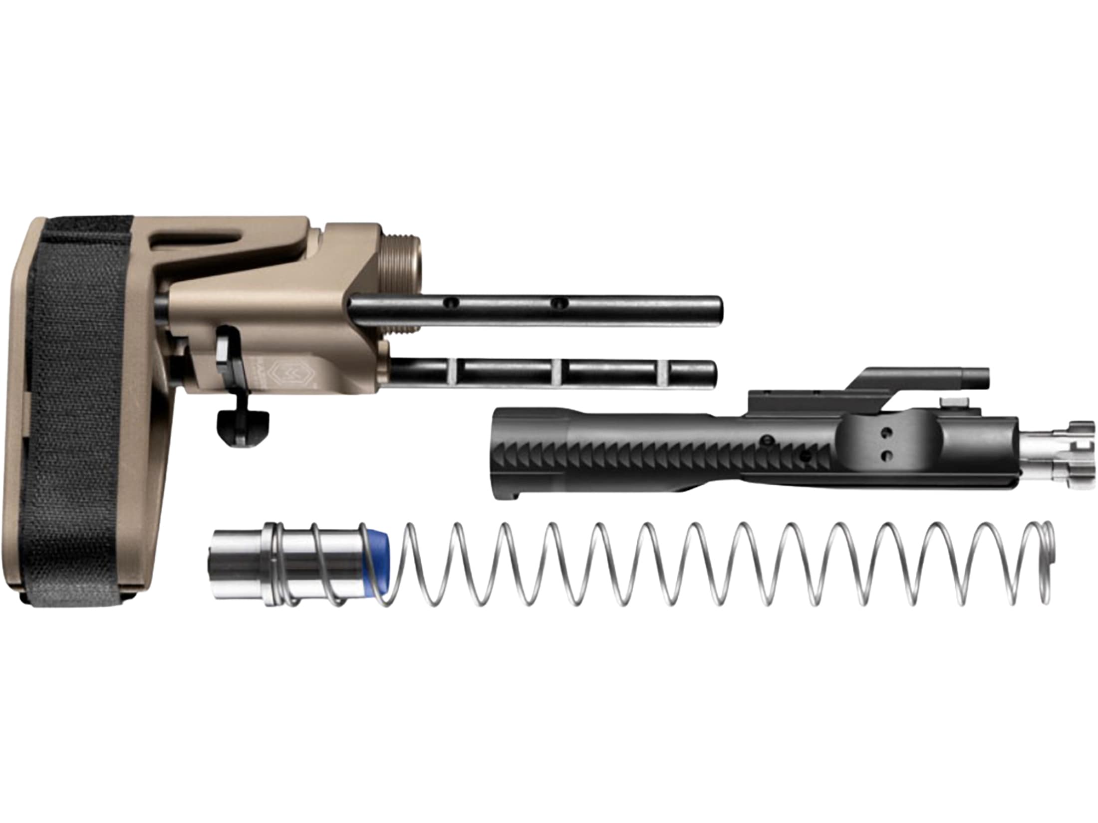 Maxim Defense SCW PDW AR-15 Pistol Brace H3 Buffer FDE