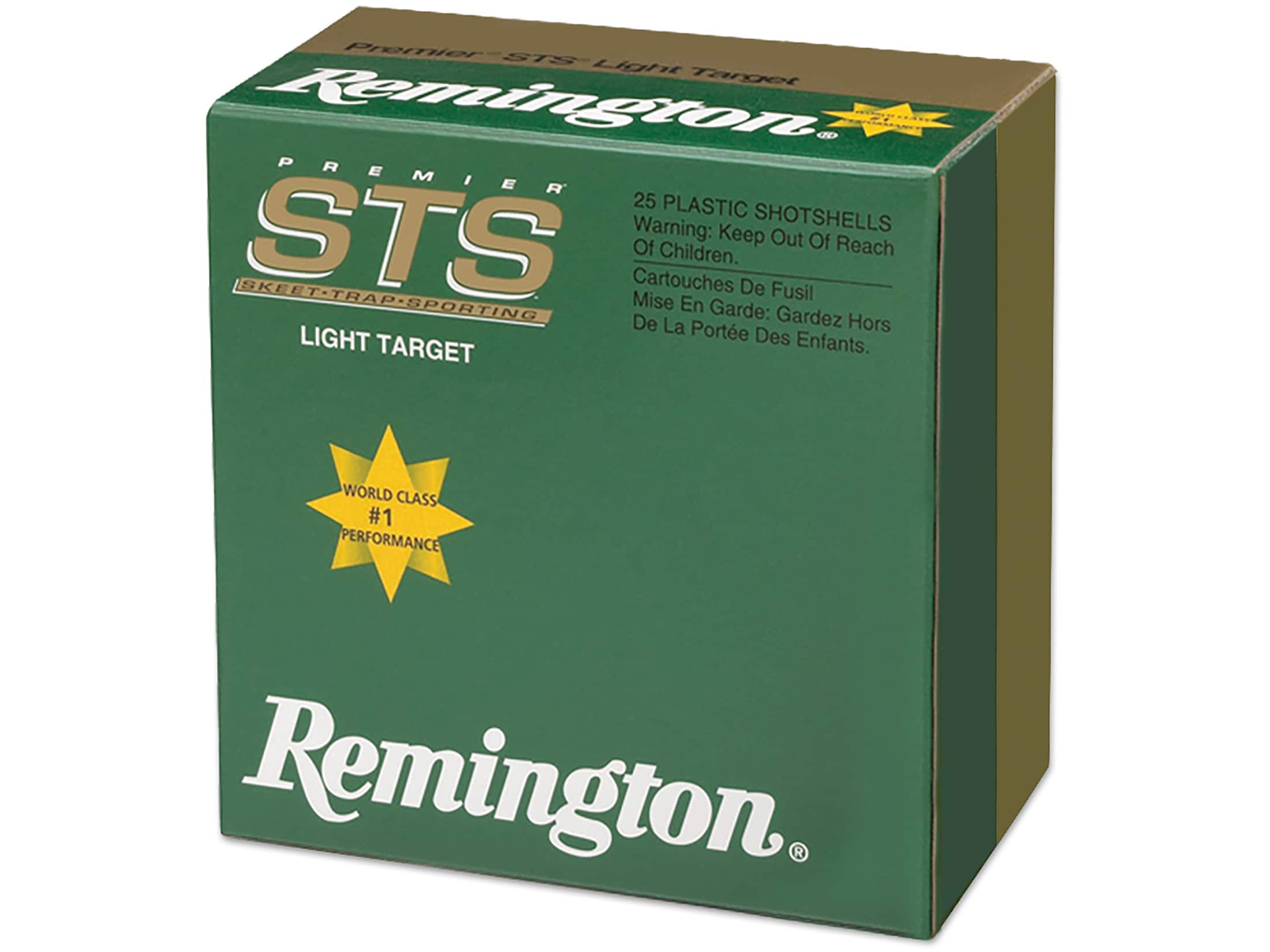 Remington Premier STS Low Recoil Ammo 12 Ga 2-3/4 1-1/8oz #8 Shot Case