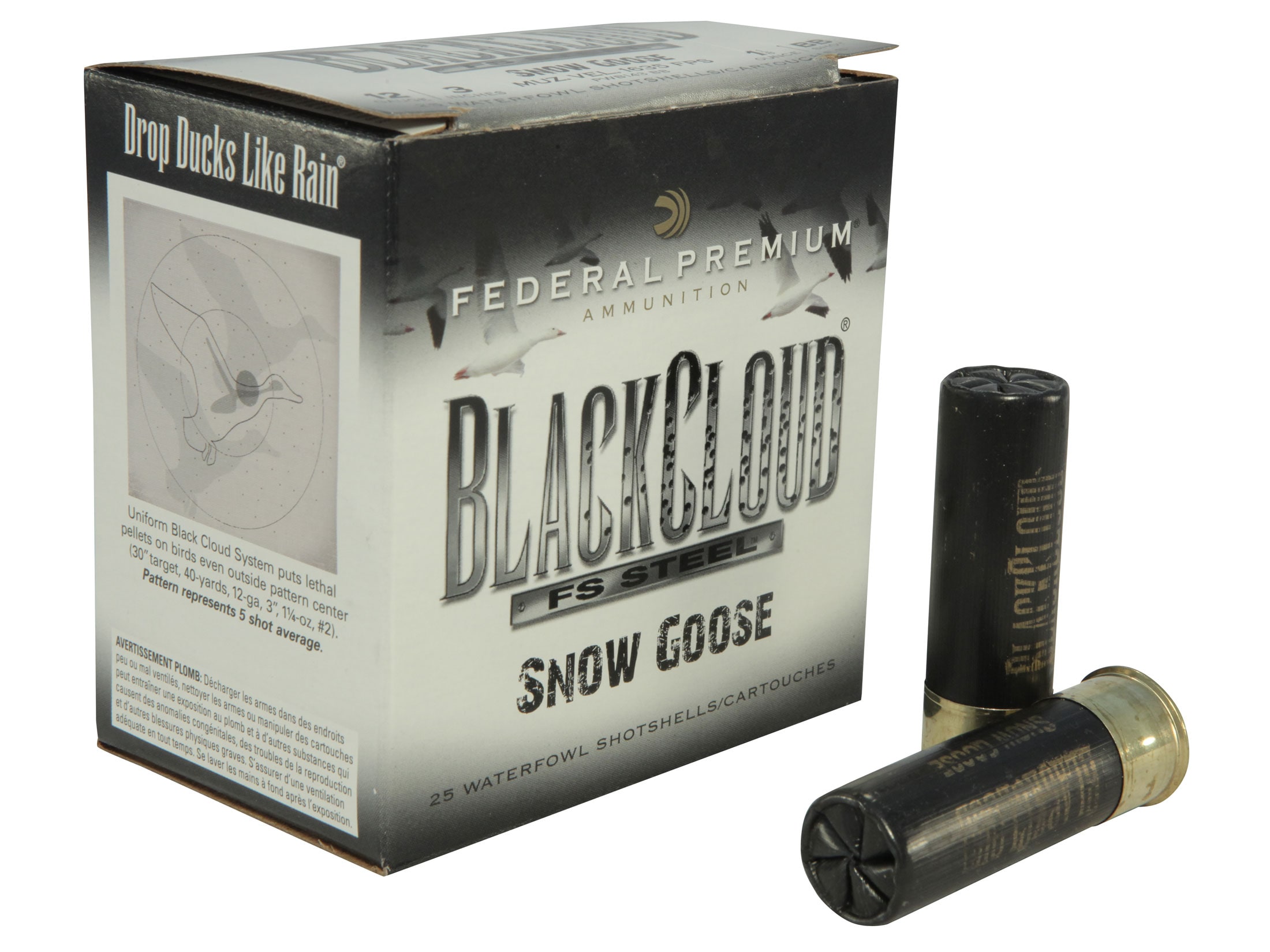 Federal Premium Black Cloud Snow Goose Ammo 12 Ga 3 1-1/8oz BB