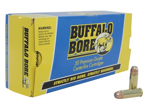 Buffalo Bore Ammo 45 Colt (Long Colt) +P 300 Grain Jacketed Flat Nose