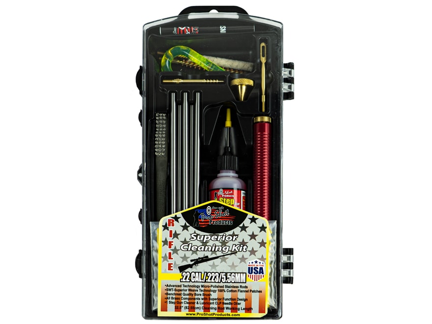 Pro-Shot Classic Professional Rifle Gun Cleaning Kit 22 Cal