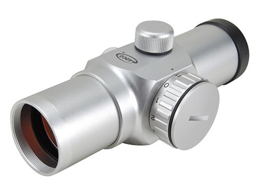 ADCO Alpha Red Dot Sight 30mm Tube 1x 1.5 MOA Dot Silver