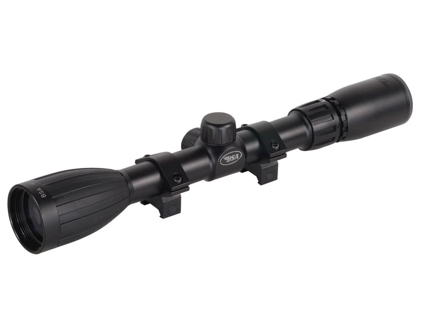 BSA Special Rifle Scope 4-12x 40mm Duplex Reticle Weaver-Style Rings