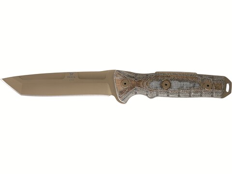 Buck Knives 893 GCK Fixed Blade Knife 5.5 Tanto Point 5160 Coyote Tan