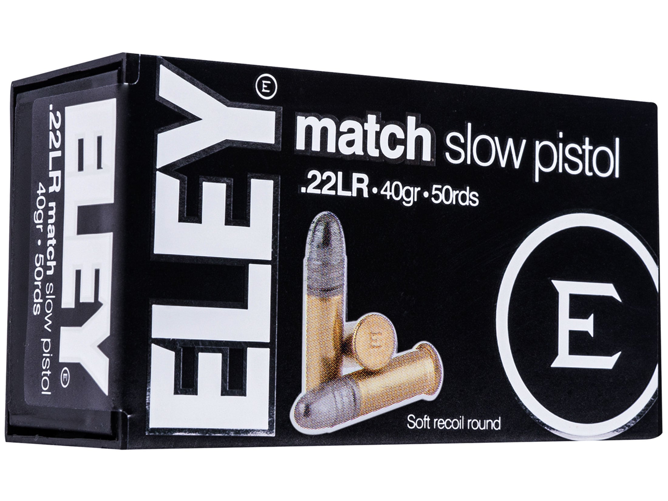 Eley Match Pistol 22LR Ammo 40 Grain Round Nose Box of 50