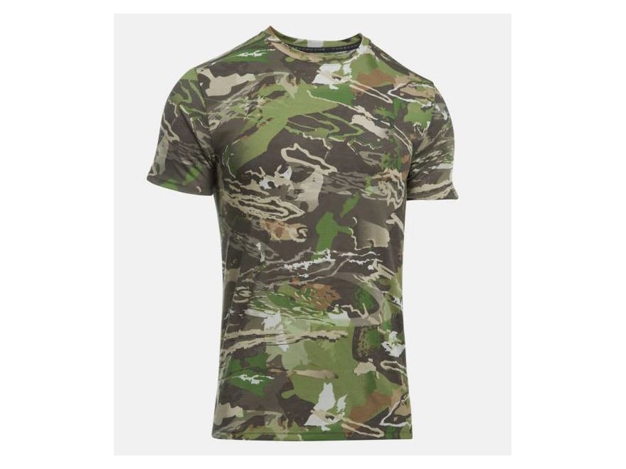 Under Armour Men's UA Charged Cotton Camo T-Shirt Short Sleeve Ridge