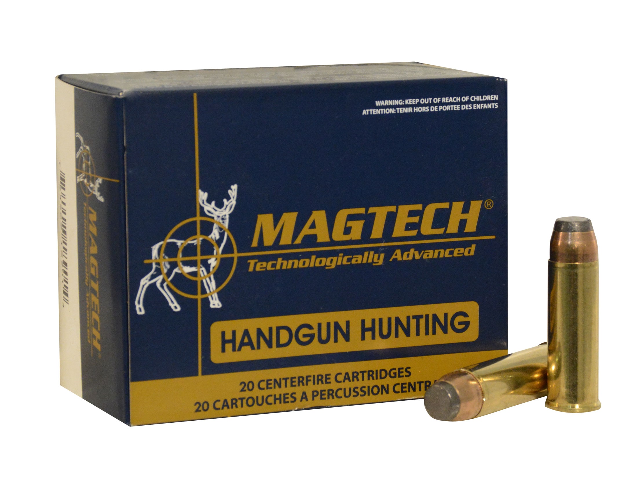 Magtech 454 Casull Ammo 240 Grain Semi-Jacketed Soft Point Box of 20