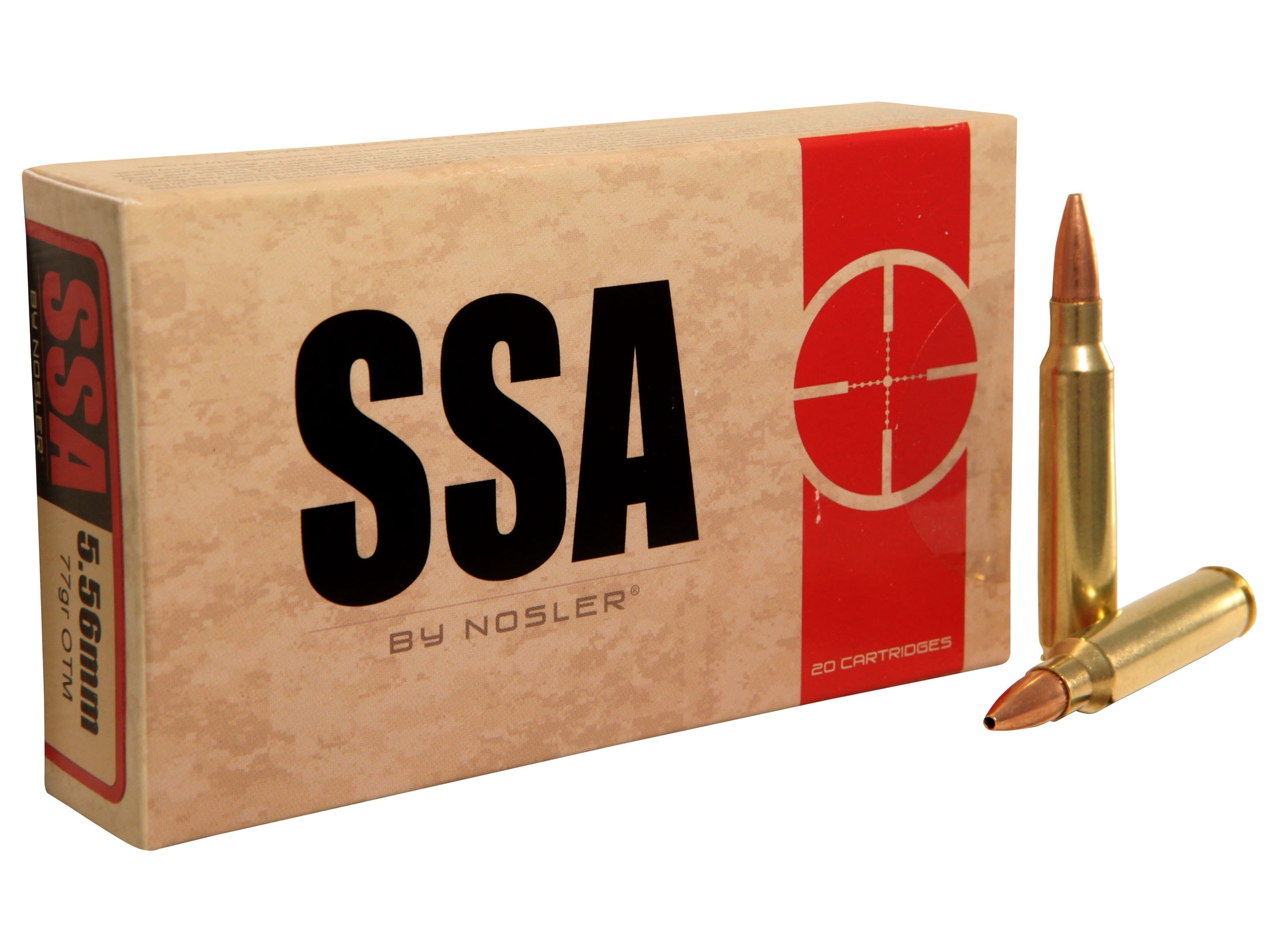Silver State Armory 5.56x45mm NATO Ammo 77 Grain Nosler Custom