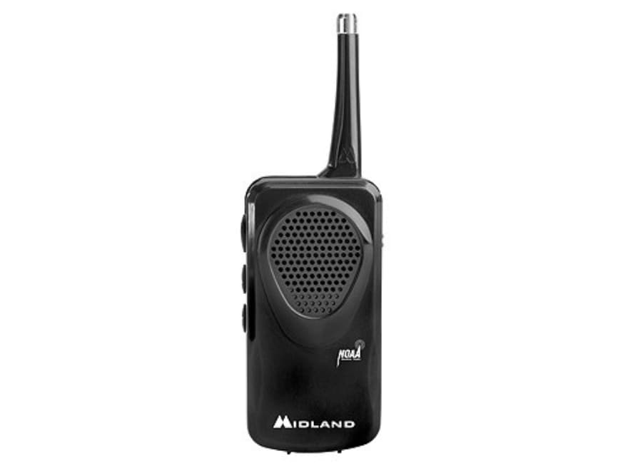 Midland HH50 Handheld Weather Radio Black