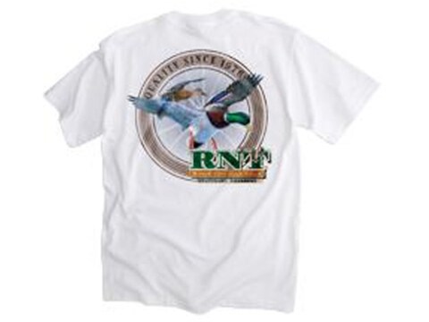 RNT Men's Duck T-Shirt Short Sleeve Cotton White Large