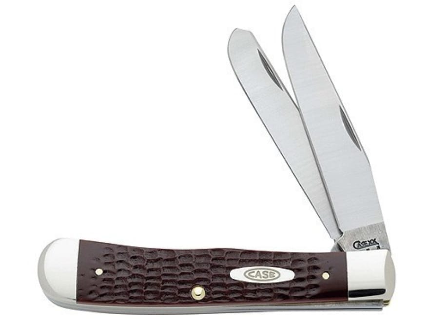 Case Trapper Folding Pocket Knife 2-Blade SS Blade Synthetic Handle