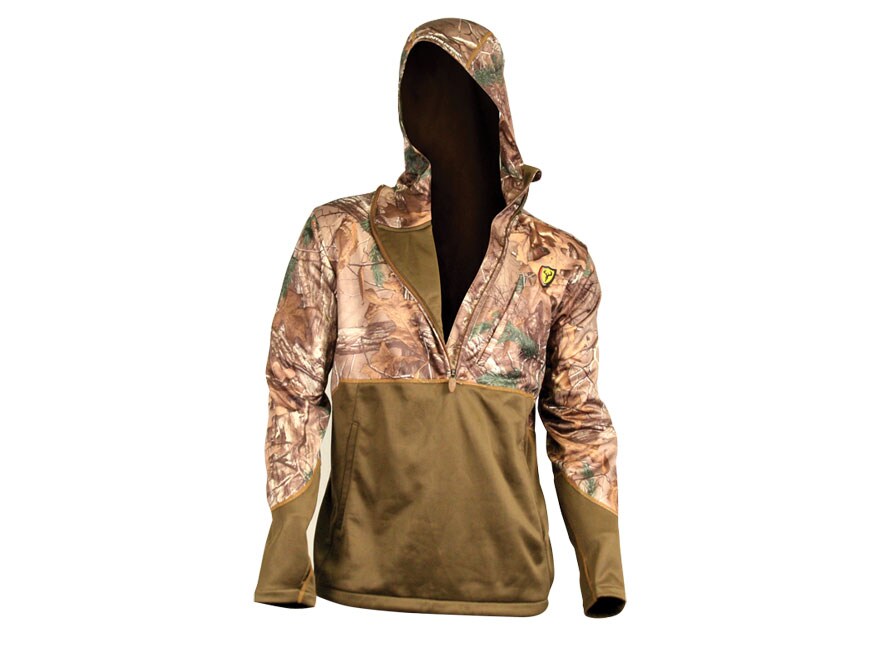 ScentBlocker Men's Edge Half Zip Pullover Polyester Realtree Xtra Camo