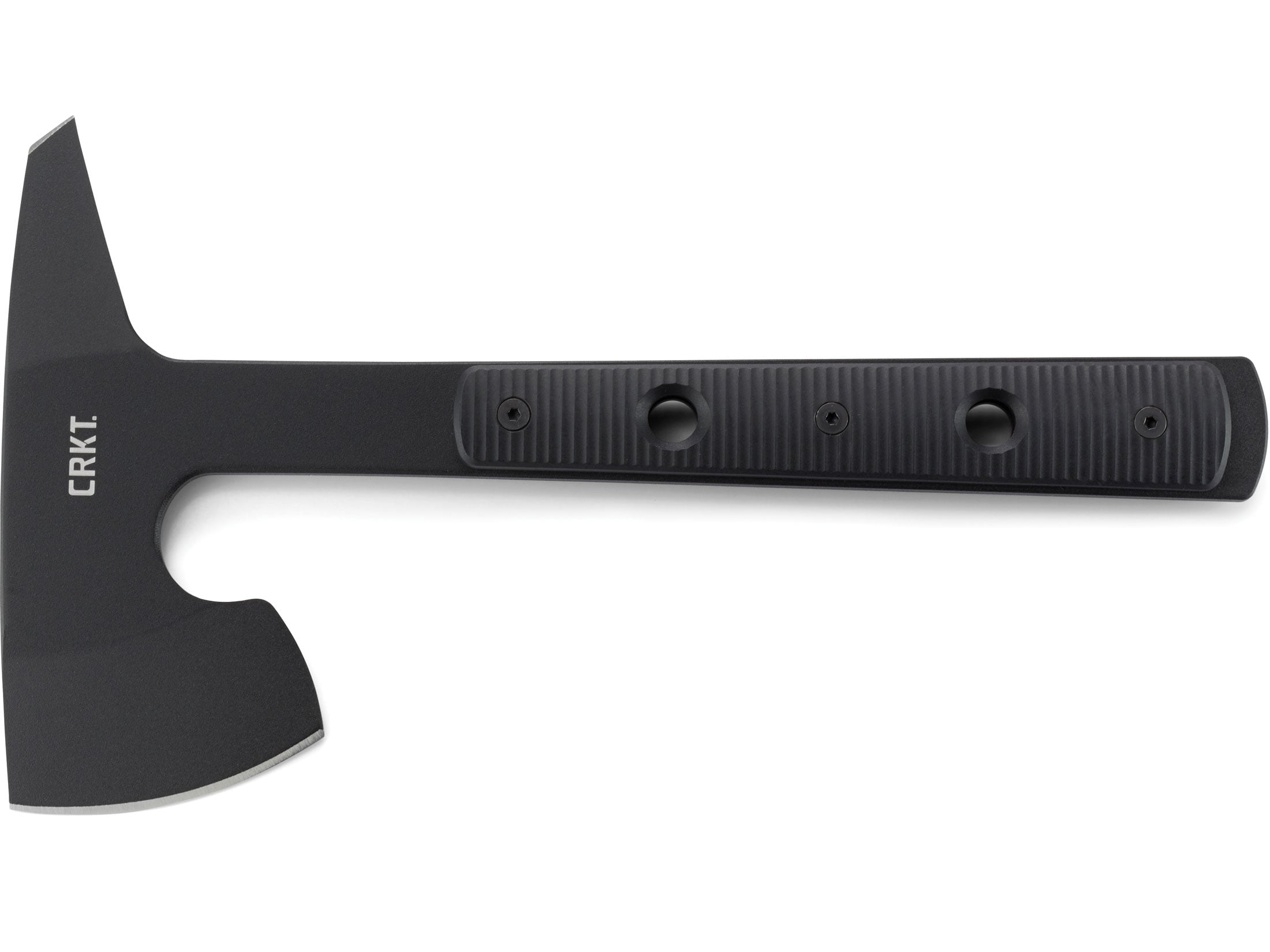 CRKT Rune Axe 6.69 Black SK5 Carbon Steel Blade GRN Handle Black