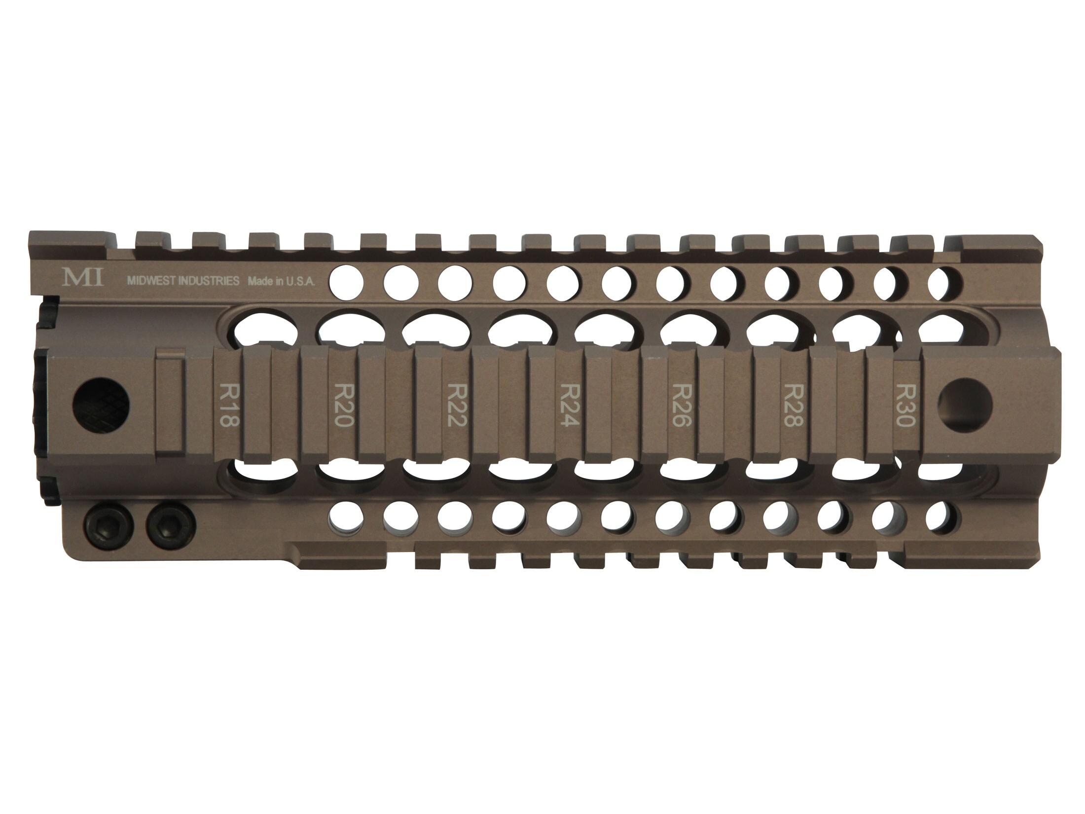 Midwest Industries Gen 2 T-Series Free Float Tube Handguard Quad Rail