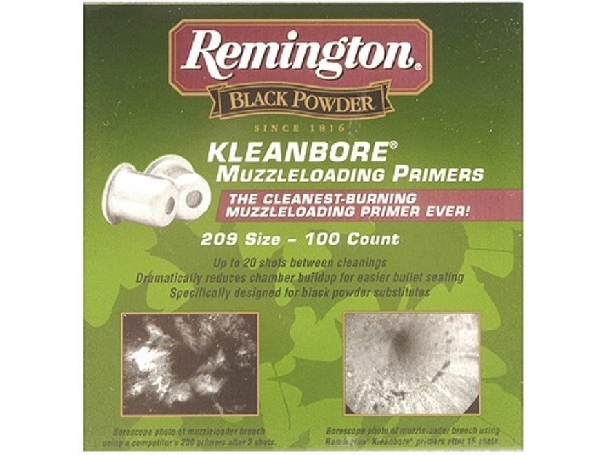 Remington Primers 209 Muzzleloader Box of 500 (5 Trays of 100)