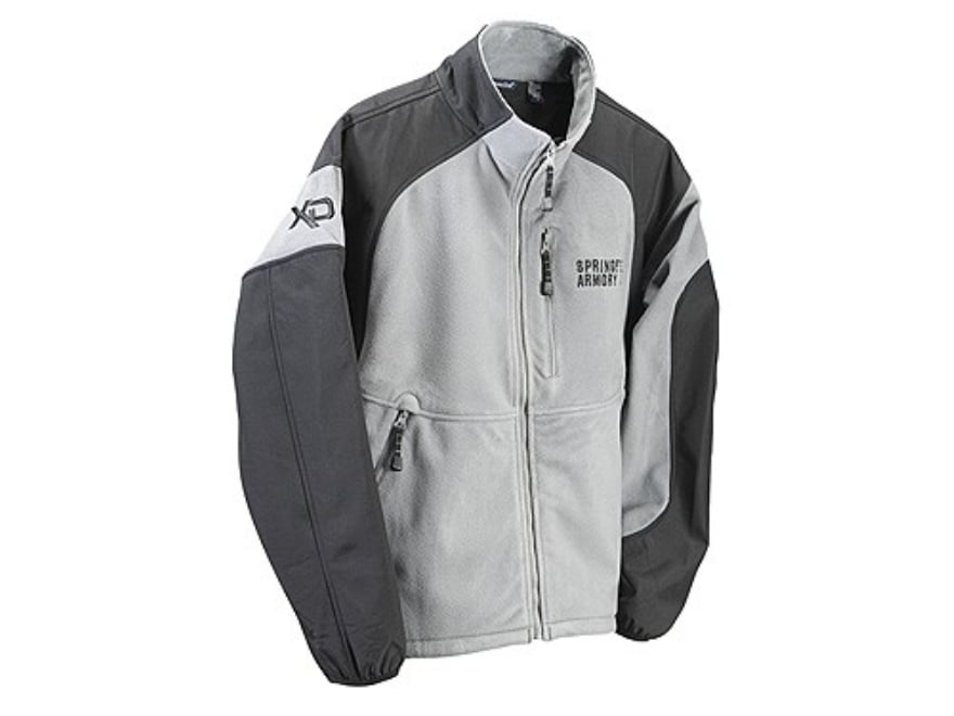 Springfield Armory XD Fleece Jacket Polyester Black Gray 2XL