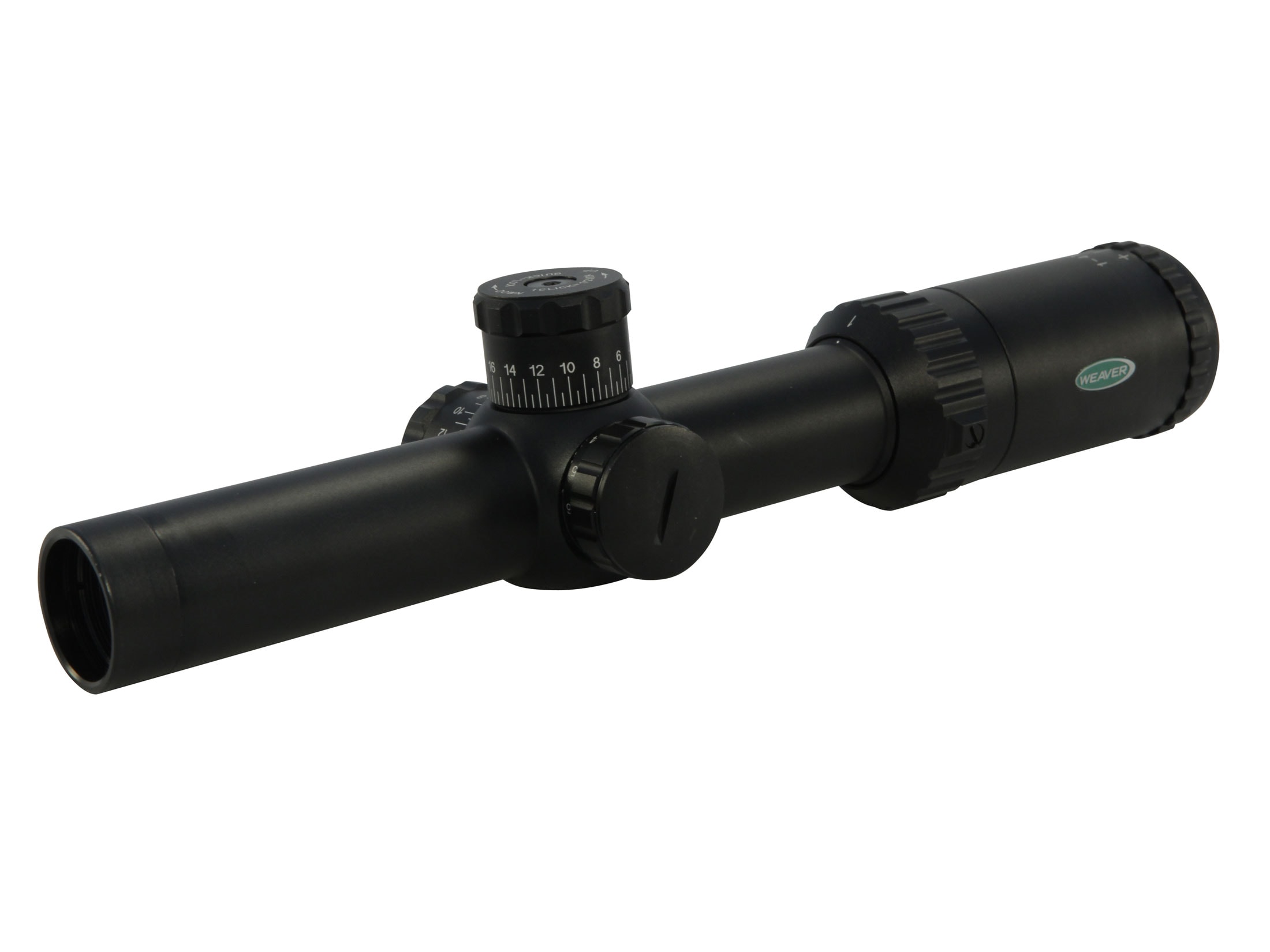 Weaver Kaspa Tactical Rifle Scope 30mm Tube 1-4x 24mm Dual-X Reticle