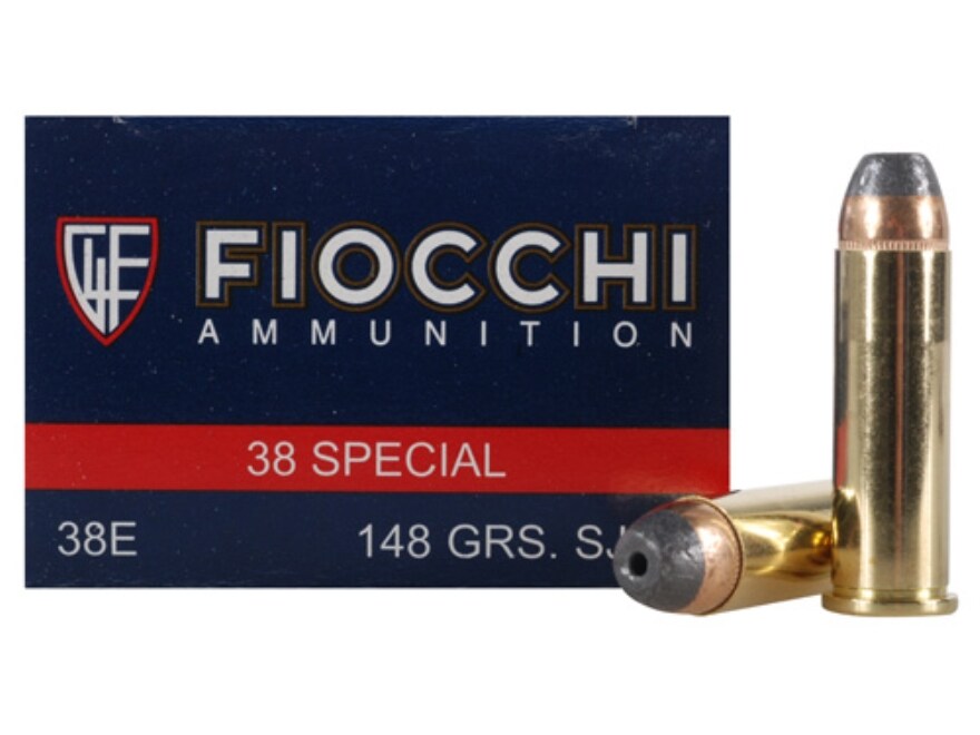 Fiocchi Shooting Dynamics Ammo 38 Special 148 Grain Semi-Jacketed