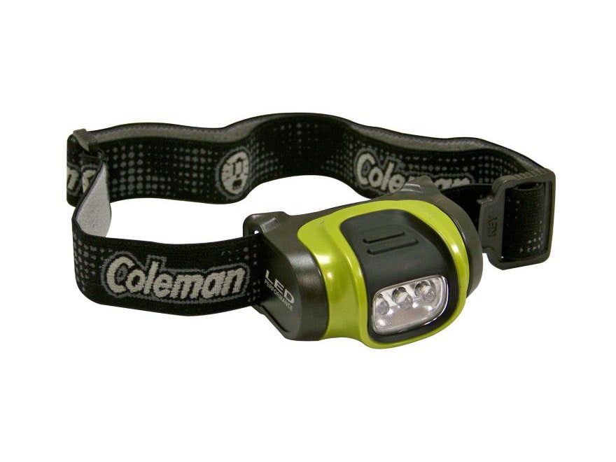 Coleman Headlamp LED 3 AAA Batteries Polymer (Colors Vary)