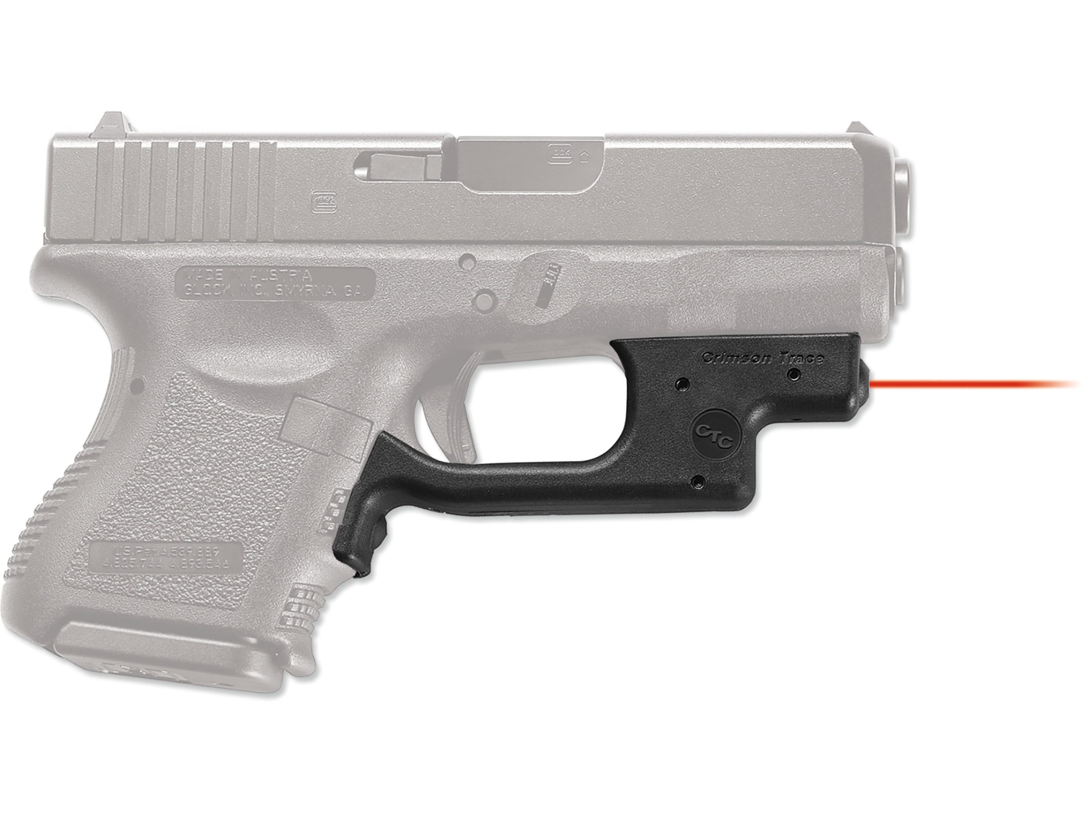 Crimson Trace Laserguard Glock Gen-3 19, 23, 25, 26, 27, 32, 33, 36,
