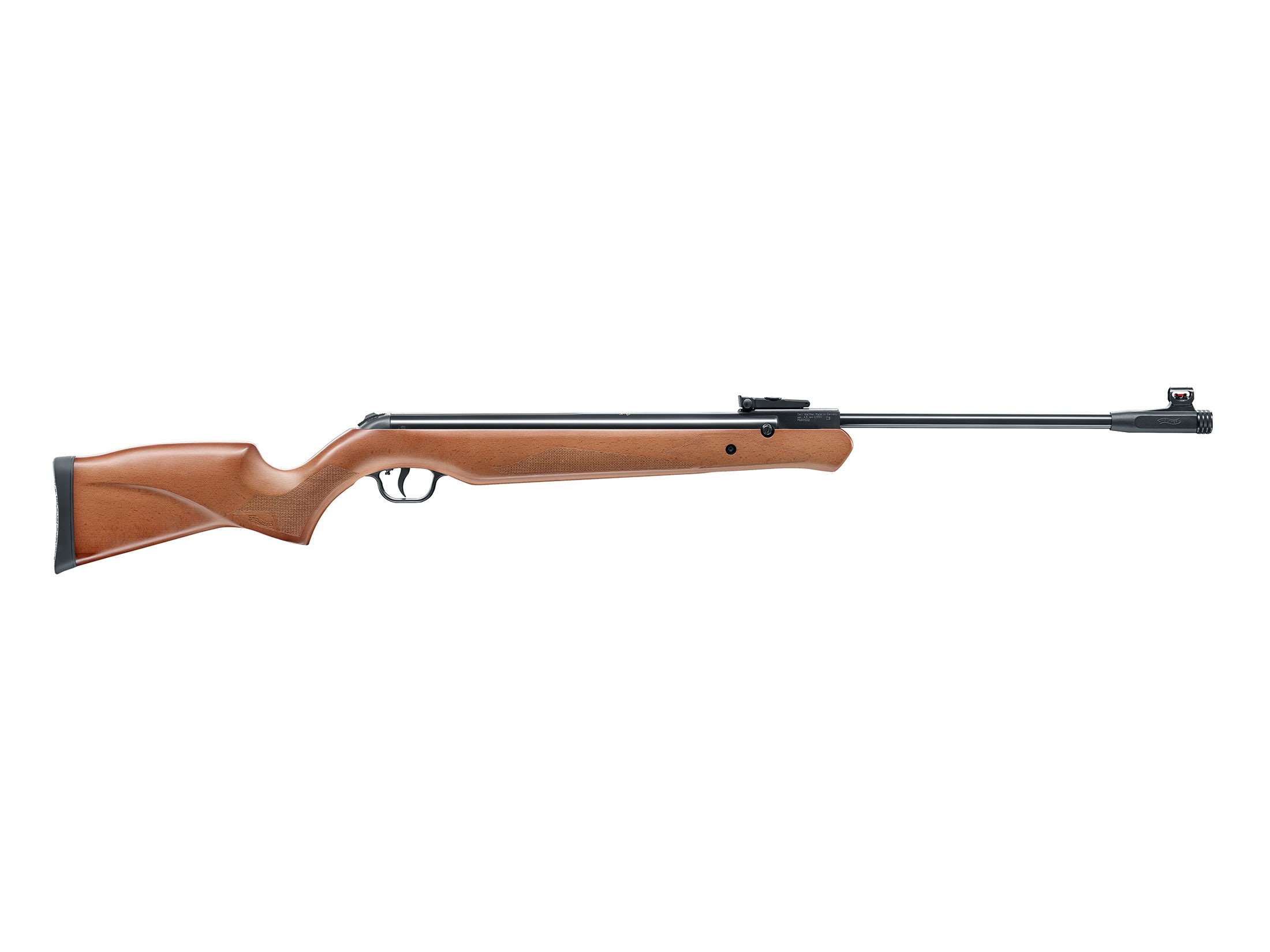 Walther Parrus Break Barrel Air Rifle 22 Cal Brown Wood Stock Blued