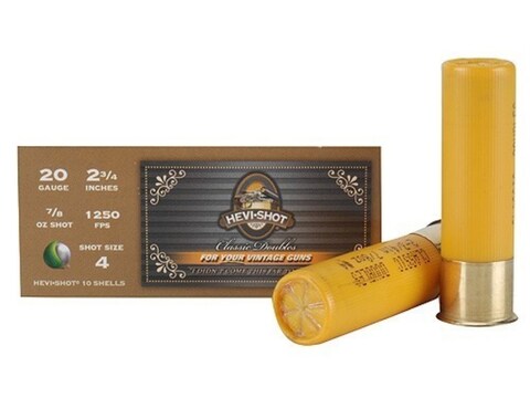 Hevi-Shot Classic Doubles Ammo 20 Ga 2-3/4 7/8oz #4 Non-Toxic