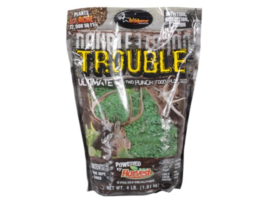 Wildgame Innovations Double Trouble Food Plot Seed 4 lb